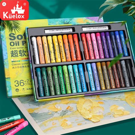 Kuelox Super Soft Oil Pastel Set Artist Crayon Macaron Morandi 243648