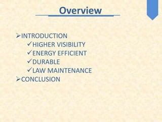 Led Traffic Signal System Technology PPTX