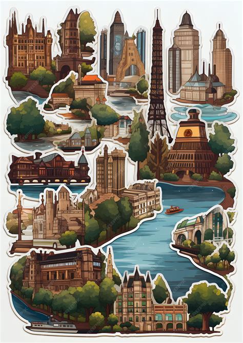 Premium Ai Image Architecture Stickers