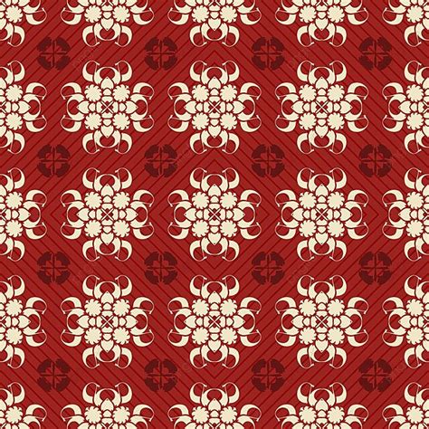 Seamless Ornament Pattern Vector Tile Mosaic Abstract Ground Vector
