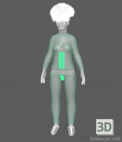 D Model Woman Dlancer Net