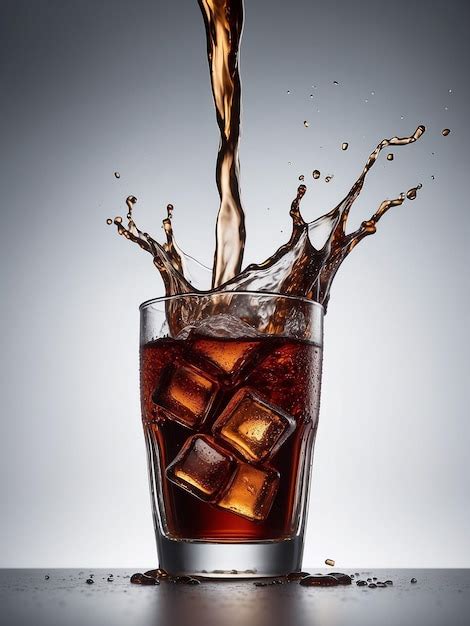 Cold Coke In A Glass Premium Ai Generated Image