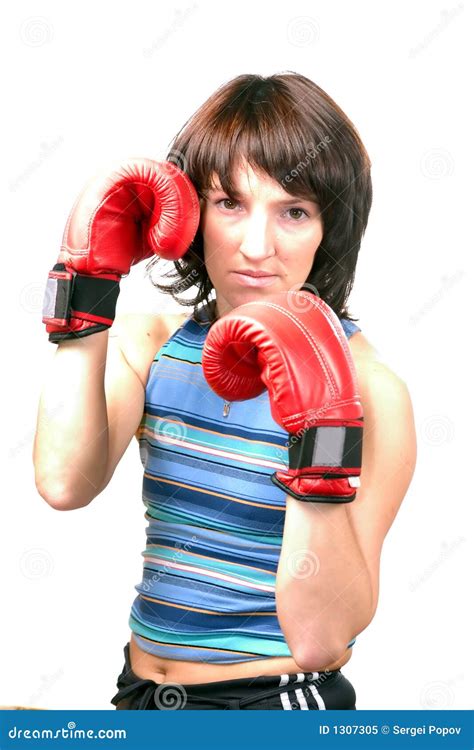 Fille Sportive Image Stock Image Du Combat Santé énergie 1307305