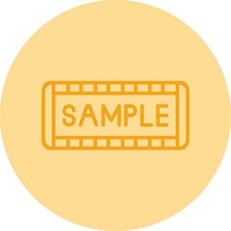 Sample Line Dual Tone Circle Icon 47477145 Vector Art At Vecteezy