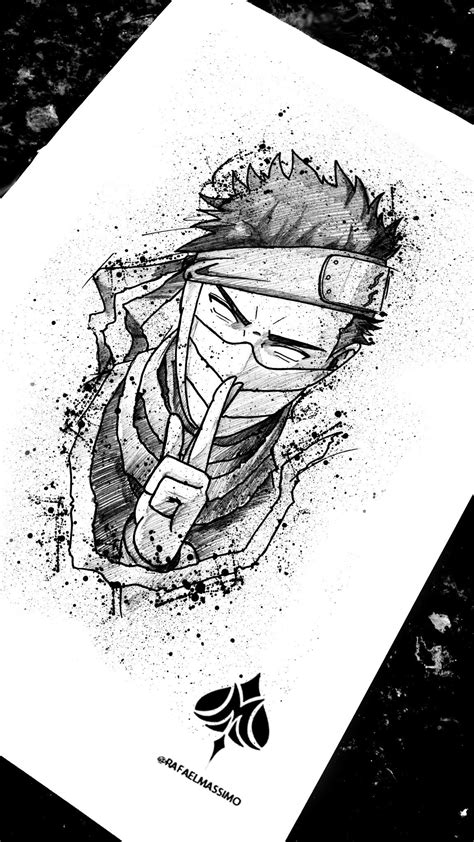 How To Draw Zabuza Momochi From Naruto Drawingtutorials101 Com Artofit