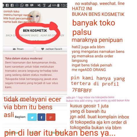 Jual Pengumuman Penipuan Toko Palsu Hati Hati Wajib Baca Shopee Indonesia
