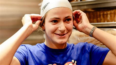 Us Swimmer Katie Grimes At Raising Canes