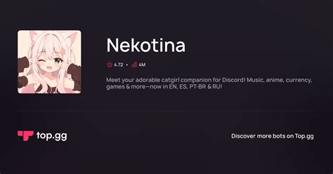 Nekotina Bot Commands The 1 Discord Bot And Discord App List