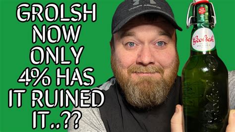 GROLSH PREMIUM PILSNER 4% LAGER BEER REVIEW! - YouTube