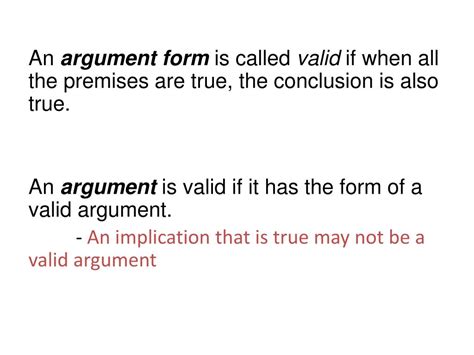 ppt valid and invalid arguments powerpoint presentation free