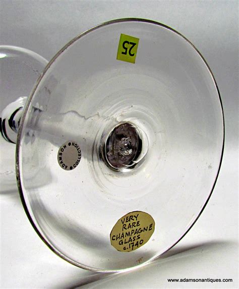 Adamson Antiques Rare Tall Champagne Glass