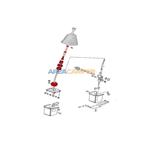 Ø mm gear lever repair kit on VW T or speed gearboxes