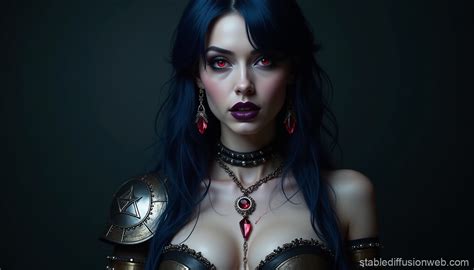 Seductive Vampire Woman Stable Diffusion Online