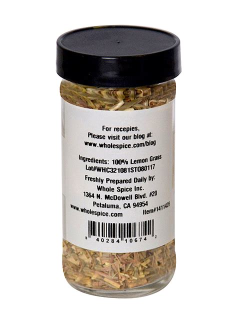 Lemon Grass Whole Spice Inc