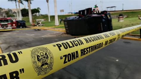 Chorrillos Un Muerto Y Un Herido Dejó Volcadura De Vehículo De
