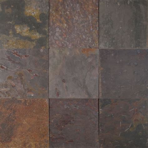 Multi Classic 16x16 Gauged Slate Tile