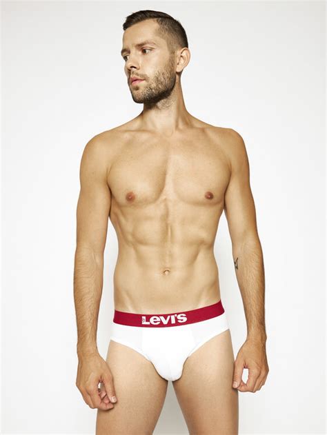 Levi s er Set Slips Solid Basic Weiß Modivo de