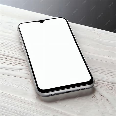 Premium Ai Image Mobile Realistic Mockupempty Smartphone Android Blank Screen Mockup