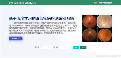 基于深度学习的眼部疾病检测识别系统基于深度学习的视网膜疾病诊断系统 Csdn博客