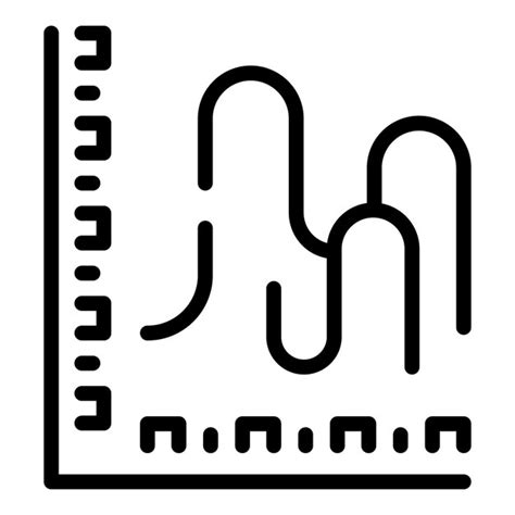 Burnout Gráfico Icono Contorno Vector Trabajo Empleado Estrés Mental