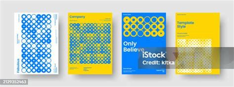 Desain Poster Kreatif Tata Letak Laporan Abstrak Template Sampul Buku