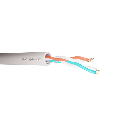 Securi Flex Sfx Tc 2 Pvc Wht 100 Cable 100m Budget 2pair Copper Clad Steel Telecom Cable White