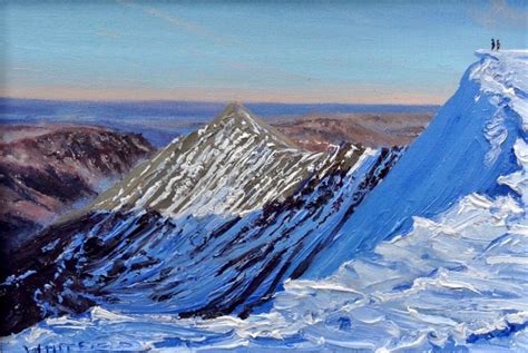 Winter On Helvellyn Sold Carnes Fine Art