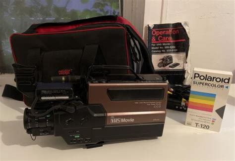 Vintage Jcpenney 5350 Vhs Color Record Playback Camera Camcorder With
