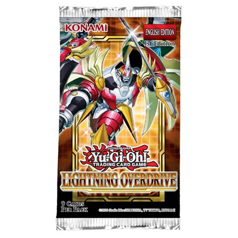 Yu Gi Oh Lightning Overdrive 1st Edition Booster Pack Nendo Addicts
