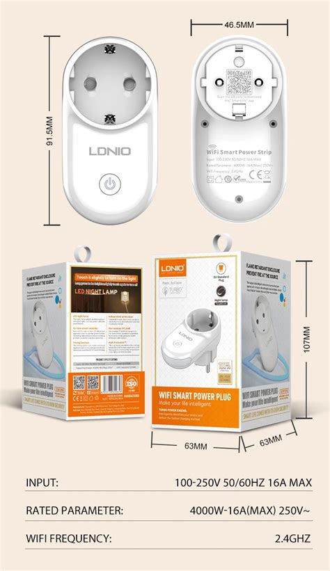 Ldnio Wi Fi Smart Power Socket SEW1058 Best Price Fast Delivery