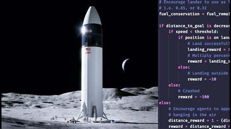 How To Design A Reinforcement Learning Reward Function For A Lunar Lander Youtube