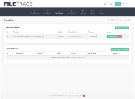 file trace