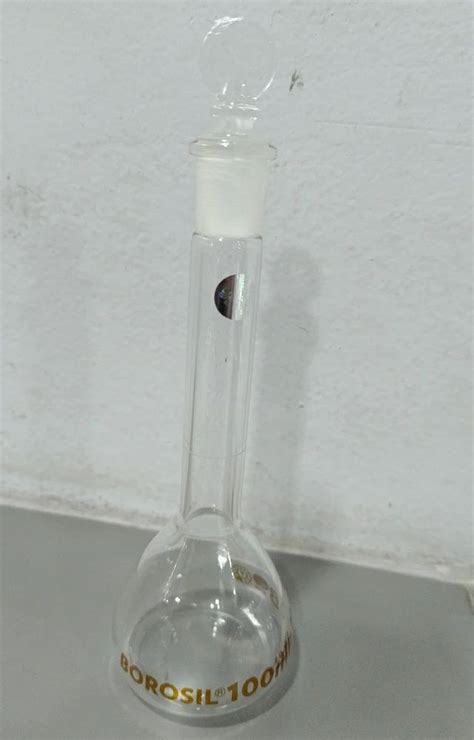 Glass Round 100ml Volumetric Flask For Chemical Laboratory At ₹ 340 Piece In Pune