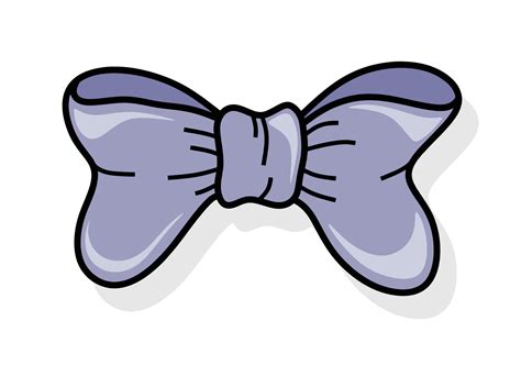 Set Of Hand Drawn Color Doodle Bow 12687533 Vector Art At Vecteezy