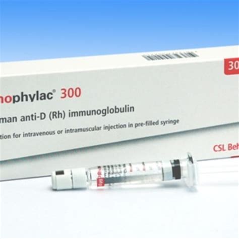 Rhophylac 300 Mcg Imunoglobulina Anti Rh Pret 409 Ron Livrare In 4 Ore
