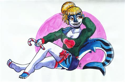 Shark Girl By Pankamezei On Deviantart