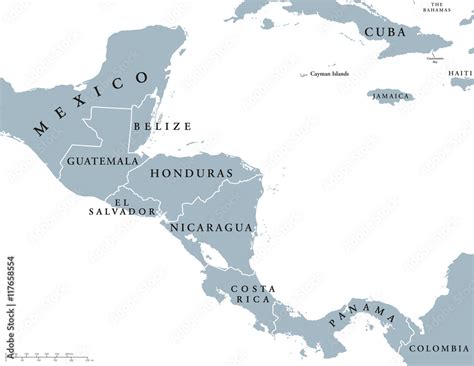 Map Of Central And South America Map Of South America With Countries
