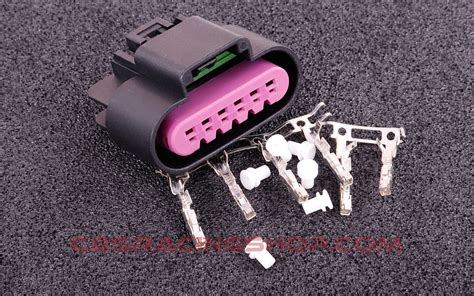 Cbs Racing Shop Connector 6 Way Socket Housing Corvette C6 E Pedal Maxxecu