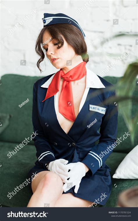 Air Hostess Costume Images Stock Photos Vectors Shutterstock