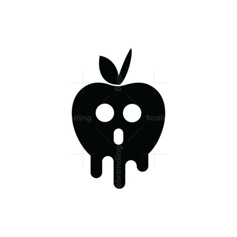 Apple Ghost Logo Ghost Logo Logo Concept Graphic Design Posters Layout