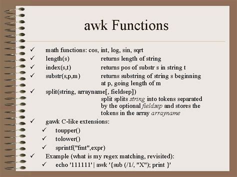 Lecture Awk C Compiler Tools And Compilation