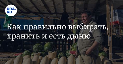 Как правильно выбирать хранить и есть дыню
