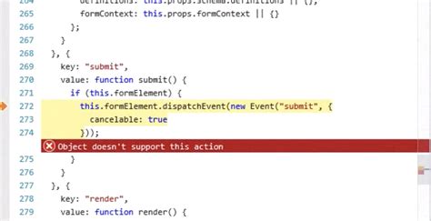 Dispatchevent Submit Does Not Work In Ie11 · Issue 1431 · Rjsf Team