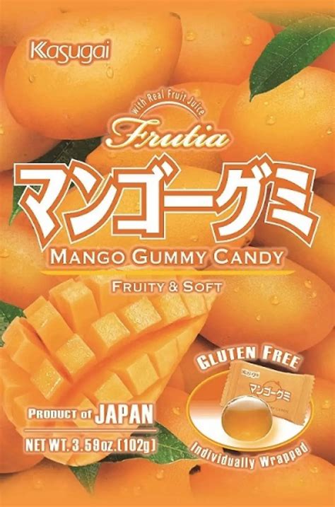 Kasugai Mango Gummy 102g Sweets Joybuy
