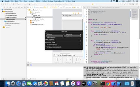 基本的なTableViewの表示で行き詰まっています