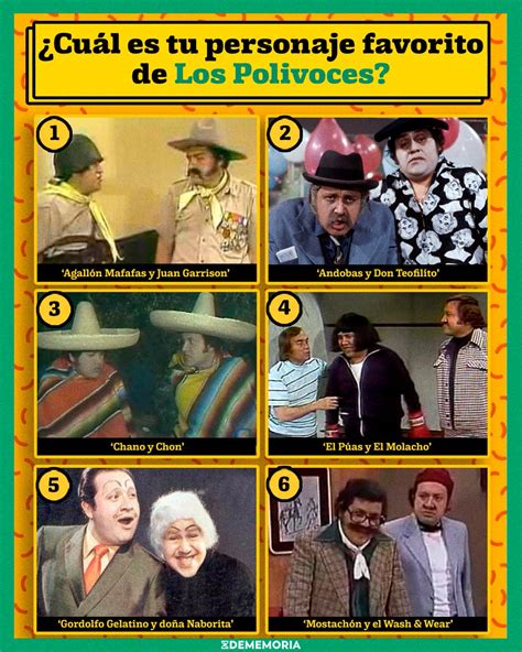 Los Polivoces Personajes El Aviso Inoportuno La Mítica Película Que