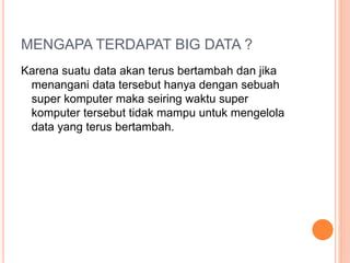 Pemanfaatan Big Data Dengan Hadoop PPT