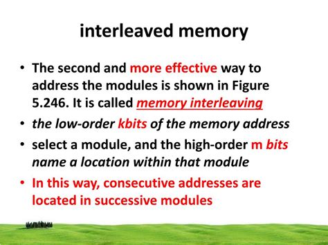 Ppt Memory Interleaving Powerpoint Presentation Free Download Id