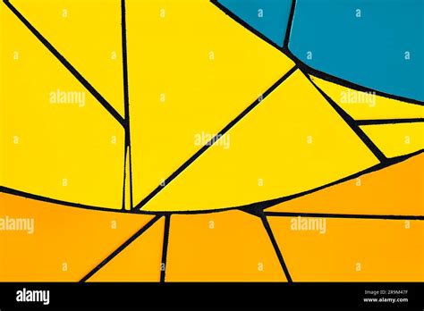 Abstract Colorful Background Divided Surface In Colors Stock Photo