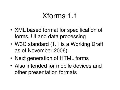 Ppt Mobile Xforms Community Mxc A Modest Proposal Powerpoint Presentation Id6757460